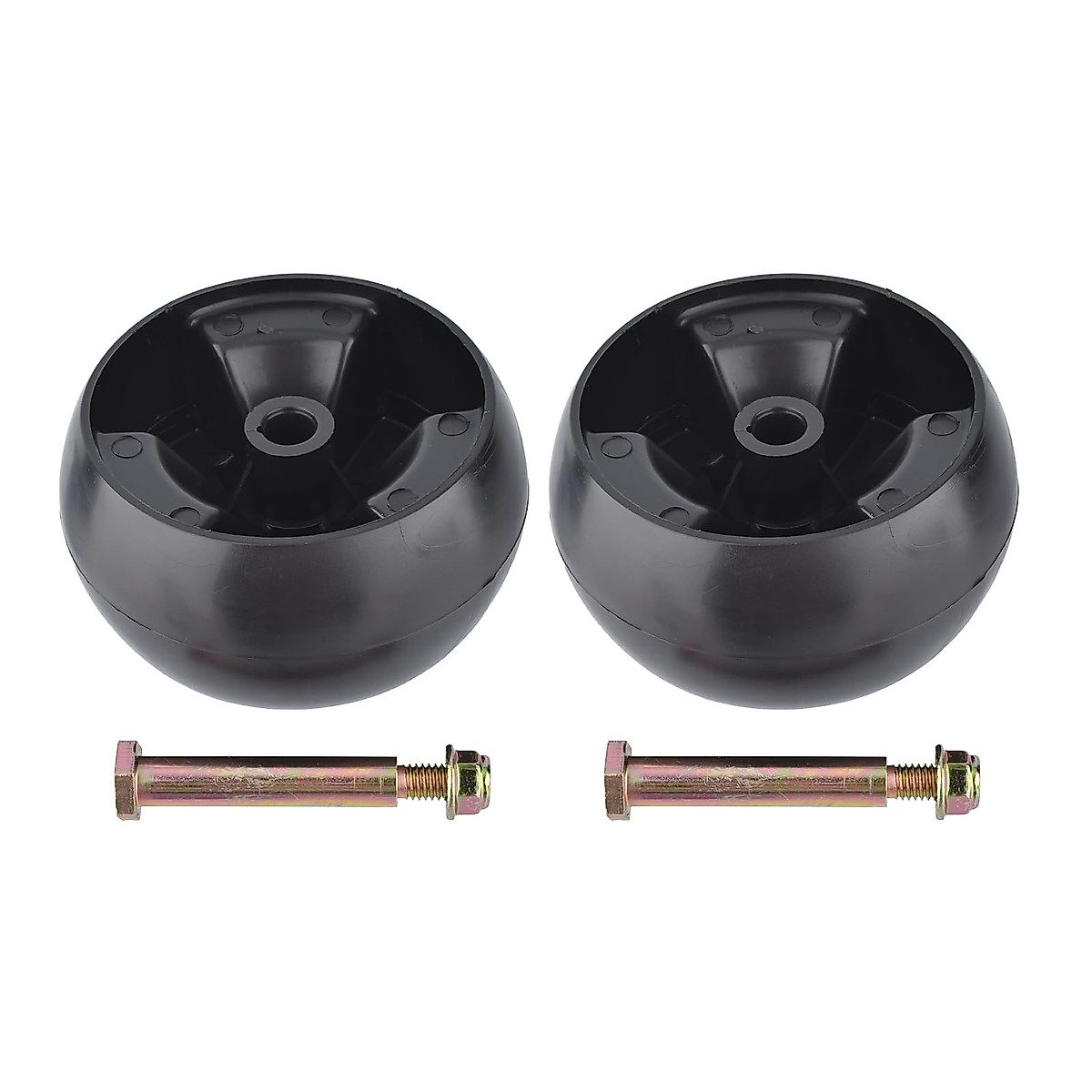 2 Pack Deck Wheel 734-04155 with Bolts Nuts Replaces 938-3056 Plus Locknuts for MTD Cub Cadet Troy Bilt 112-0677