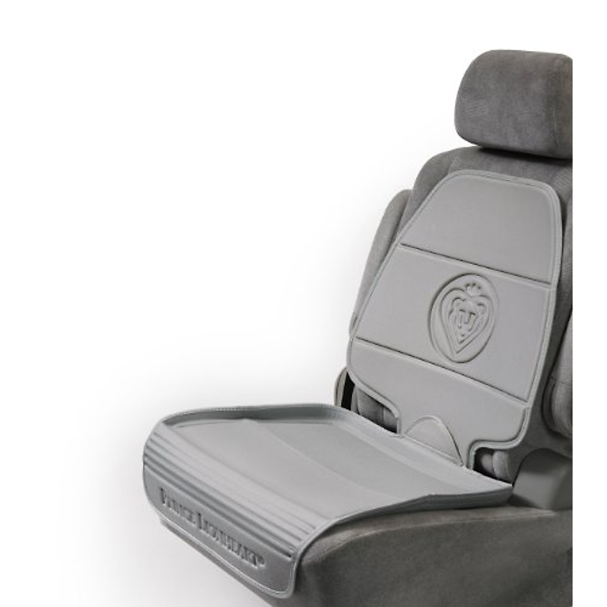 Prince Lionheart Car Seat Protector. The only 2 stage Seatsaver Designed with Thick padding, Nonabsorbent, waterproof, PVC foam material. Comparable with all baby and toddler car seats. (Grey)