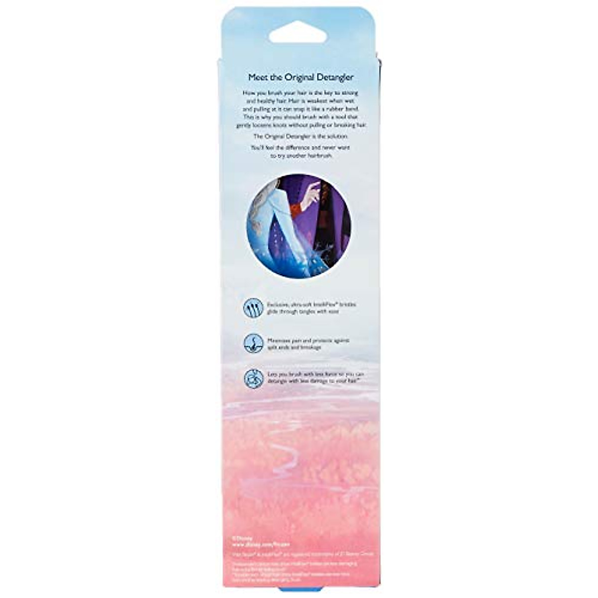 Wet Brush Original Detangler Disney Frozen 2 Collection - Anna & Elsa
