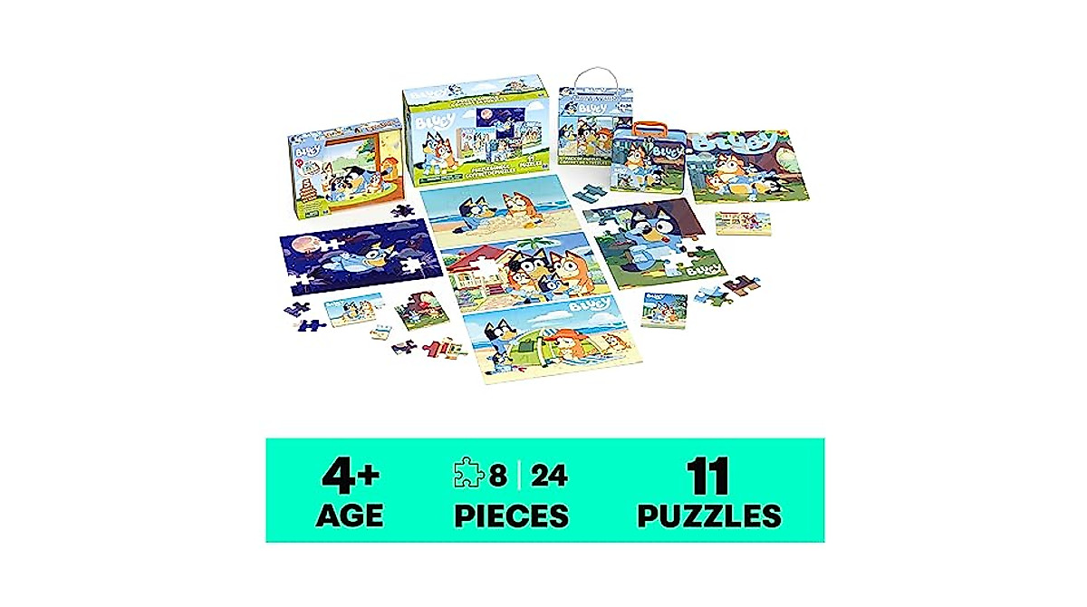 Bluey Puzzle Bundle Set - Fun for Kids & Preschoolers