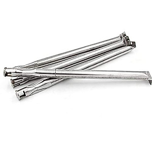 Hongso 16.65” Stainless Steel Burners Tube Set Replacement Parts for Blackstone 36 inch 4-Burner Griddle 1554, 1825, 1560, SBE6514