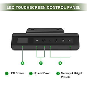 SOMEET Electric Height Adjustable Standing Desk, 48''x24'' Stand Up Desk with Double Drawers, R Shape Sit Stand Rising Desk with Monitor Stand, Home Office Ergonomic Computer Workstation, Light Rustic