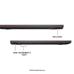 ASUS ZenBook Flip S13 OLED Ultra Slim Laptop, 13.3 4K Touch, Intel Evo Platform Core i7-1165G7 CPU, 16GB RAM, 1TB SSD, Thunderbolt4, TPM, Windows10Pro, AI noise-cancellation, Jade Black, UX371EA-XB76T