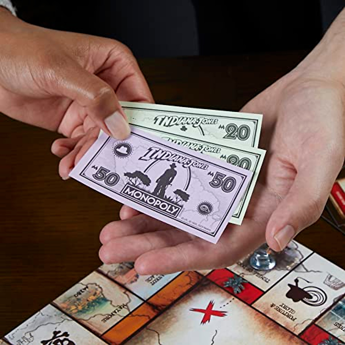 Hasbro Gaming Monopoly Indiana Jones Game, Inspired by The Indiana Jones Movies, Board Game for 2-6 Players, Ages 8 and Up