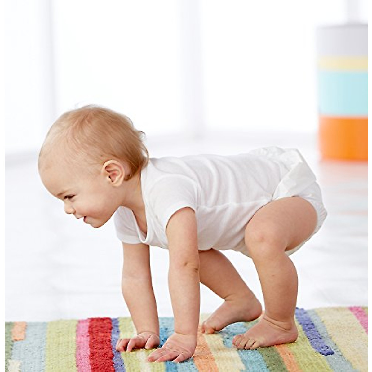 Gerber Baby 3-Pack Short-Sleeve Slip-On Shirts, White, 24 Months