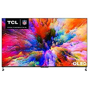 TCL 98" Class XL Collection 4K UHD QLED Dolby Vision HDR Smart Google TV – 98R754,Black