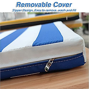 RCDPK Custom Outdoor Bench Cushion,Garden Bench Pads - Waterproof, Sunscreen,Fade Resistant, Personalized Size Bench Furniture Cushion for Garden Patio Terrace Cushion,Rocking Chair Cushion