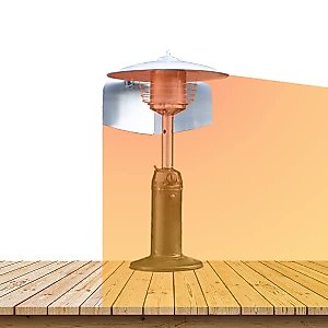 SWEET HEAT TABLE TOP - Foldable Heat Focusing Reflector - Universal-Fit for Small Patio Heaters - Light Weight, Aluminum,