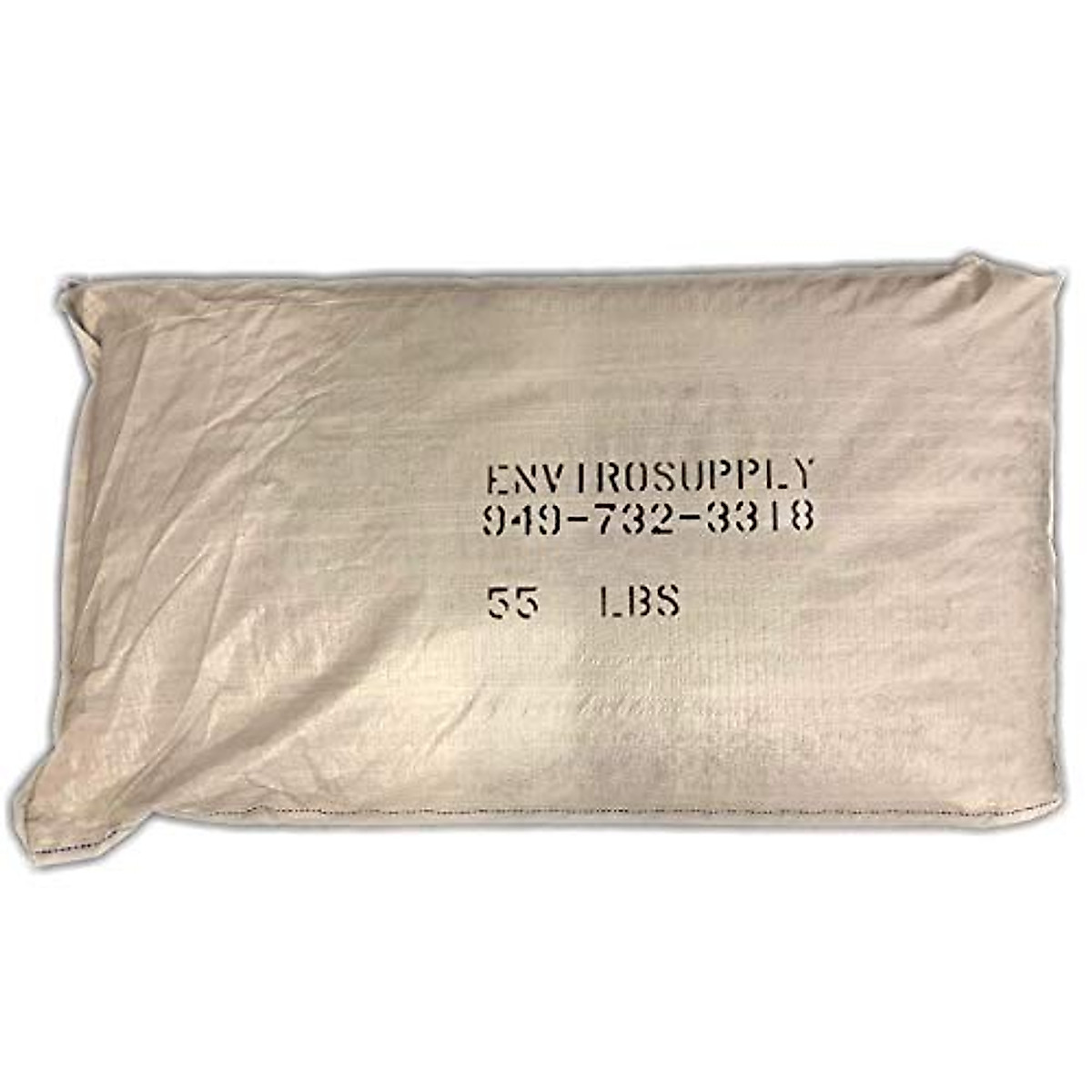 EnviroSupply Premium 4x8 Virgin Coconut Shell Activated Carbon Charcoal (for Air Purification and Vapor Phase Applications) - Bulk 55 lb. Bag (2 ft³)