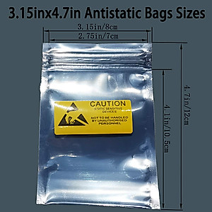 Daarcin CPU Protective Thicken Plastic Clamshell Case Trays Suitable for Intel 775/1155/1151/1150/1156 with 10pcs Antistatic Bags and Labels (10pcs Intel CPU Case)