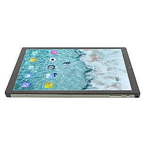 AMONIDA Calling Tablet, 2560x1600 Resolution 10.1 Inch HD Tablet 2.4G 5G WiFi 100-240V for Android 12 (US Plug)