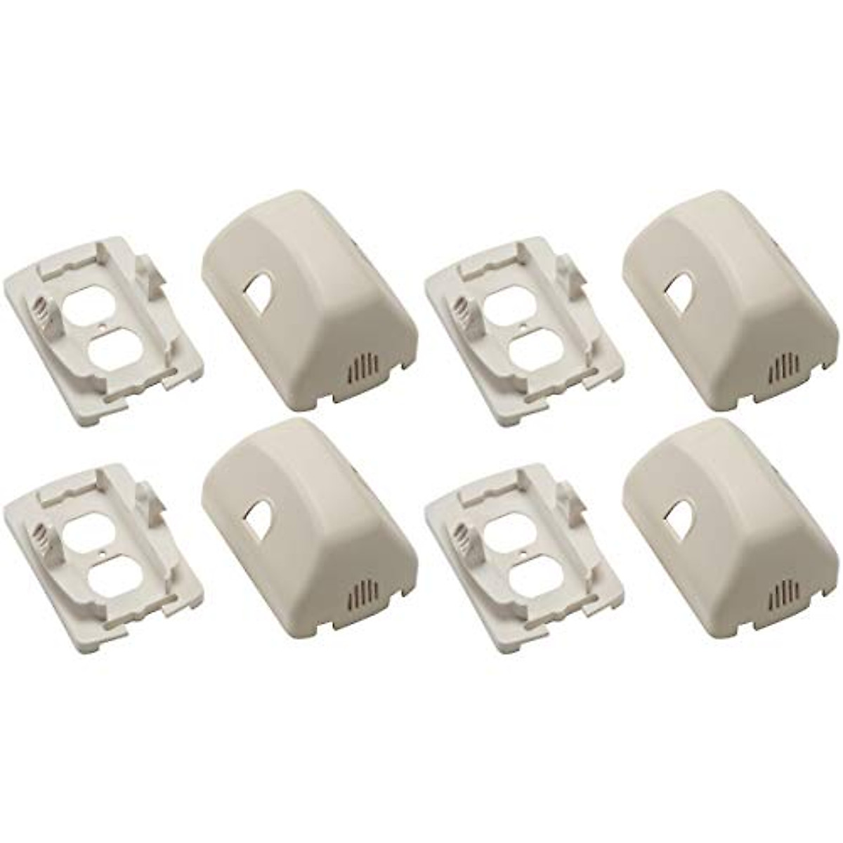 Safety 1st Outlet Cover/Cord Shortner, White, 4PK
