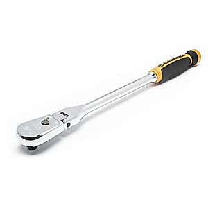 GEARWRENCH 1/2" Drive 90 Tooth Cushion Grip Flex Teardrop Ratchet - 81370T, Multi