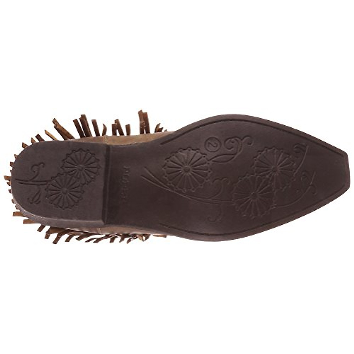Roper Little Kids Fringes Boot, Brown, 2