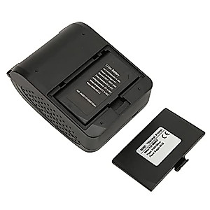 CHICIRIS Mini Thermal Printer, Low Noise, Auto Sleep Mode, Portable Receipt Printer, Energy Saving for Office (US Plug)