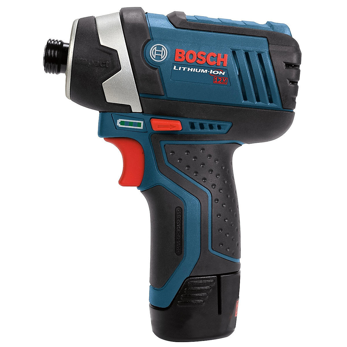 Bosch CLPK27-120 12V Max 2-Tool Combo Kit (Drill/Driver and Impact Driver) w/ 2 Batteries, Charger and Case and ITBHQC201 2 1/4", Impact Tough Quick Change Bit Holder
