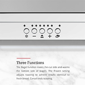 Russell Hobbs TRL9300GYR 2-Slice Glass Accent Long Toaster, Silver & Stainless Steel