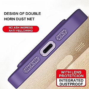 SARAYO Electroplating Heat Dissipation Phone Case for iPhone 14 13 12 Plus Pro Max,New Heat Dissipation Plating Fine Hole Protector Phone Case,Large Window Frameless Mobile Cover (12 pro max, Black)