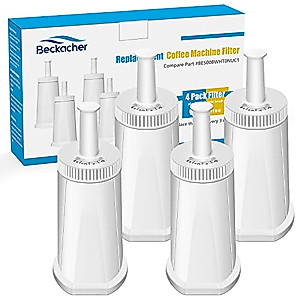 4 Pack Breville Water Filters, Compatible with Breville BES880 Barista Touch, BES990 BES980 Oracle Touch and BES878 BES920 Bambino ClaroSwiss Sage Espresso coffee Machine