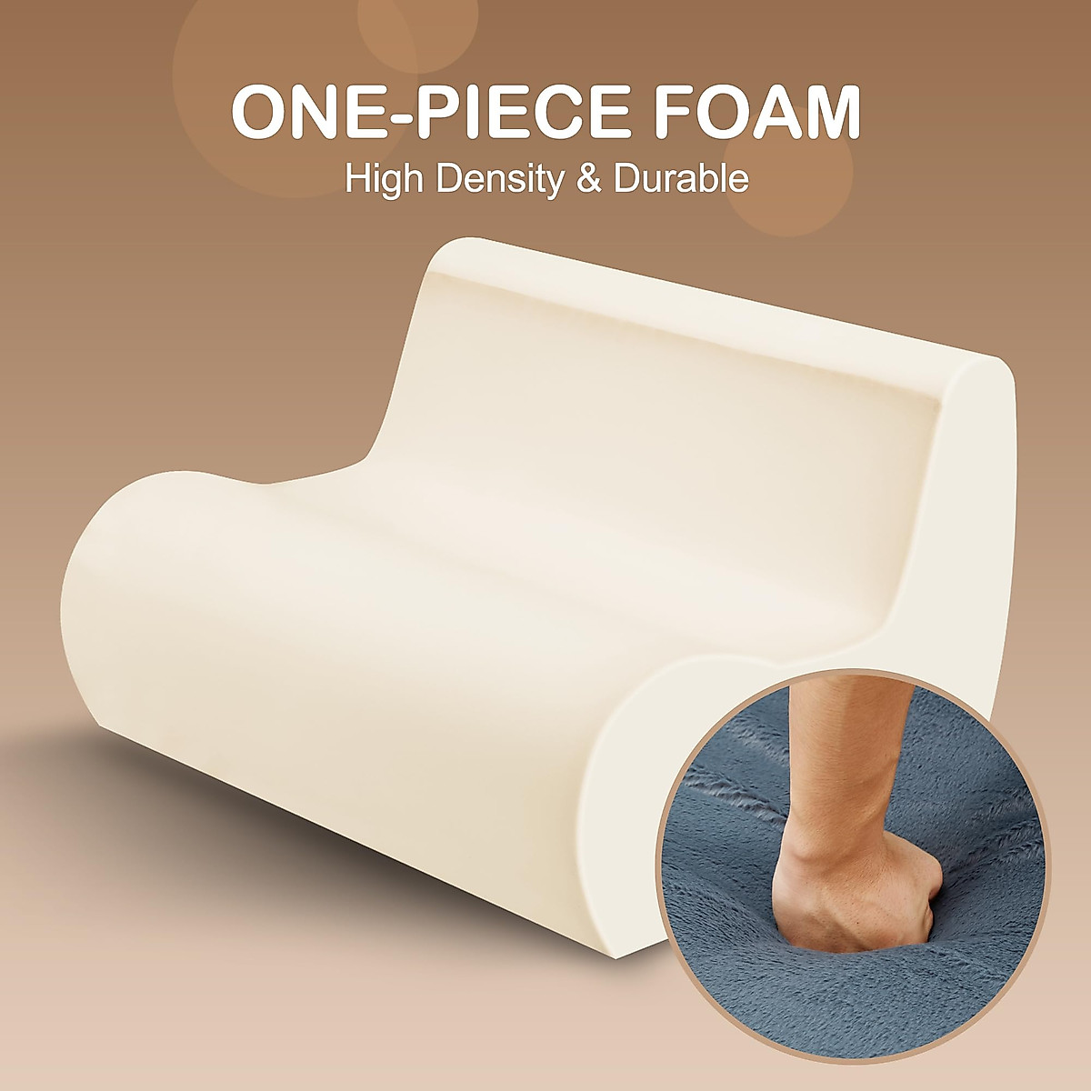 Cansunna Loveseat Bean Bag Chair, Bean Bag Couch Lazy Beanbag Sofa Large Armless Comfy Chair Sofa for Adults, with High Density One-Piece Foam Filling (Large)