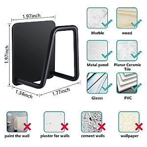 Telivava Sponge Holder for Kitchen Sink(2 Pack), Strong Adhesive Sink Sponge Holder, SUS304 Stainless Steel Sponge Holder for Kitchen Accessories - Waterproof & Quick Drying(B Style Black)
