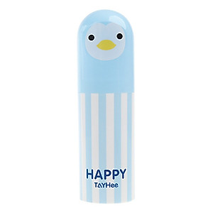 shengyuze Toothbrush Case Travel, Portable Cute Cartoon Penguin Toothbrush Toothpaste Holder Travel Storage Case - Green