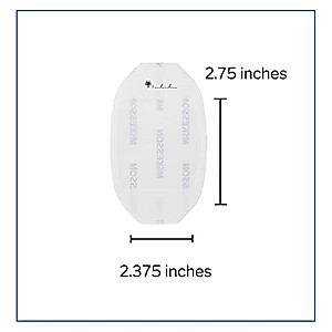 McKesson Transparent Film Dressing, Sterile, Frame Delivery, 2 3/8 in x 2 3/4 in, 100 Count, 1 Pack