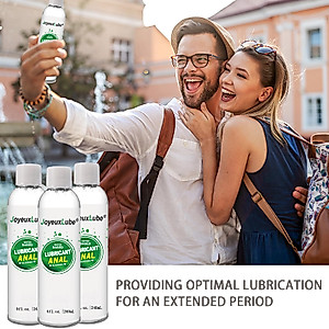 Water-Based Anal Lube 8fl.oz Desensitizing Anal Lubricant Long Lasting Smooth Slippery for Men Women Couples with Discreet Package