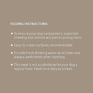 Amazon Brand - Wonder Bound Beef Flavor Dog Treat Sticks - 10 Count - Rawhide-Free, Dental Health Chews for Plaque & Tartar Control, Easy to Digest, Long-Lasting