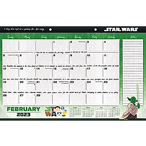 2023 Star Wars: Saga Desk Pad Calendar