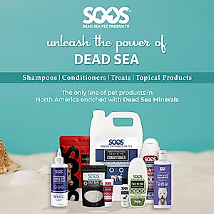 SOOS Pet Natural Ear and Eye Cleansing Liquid for Dogs and Cats Perfect All-in-one Solution Cleaner for Safely and Effectively Cleaning Your Dog Ears and Eyes - 1x 500ml