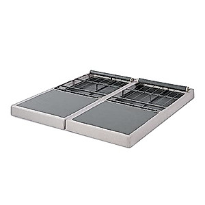 ZINUS No Assembly Metal Box Spring / 5 Inch Mattress Foundation / Sturdy Metal Structure, Split King