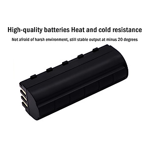 GIKYSUIZ 2-Pack 3400mAh Replacement Battery for Symbol/Zebra BTRY-LS34IAB00-00 Compatible with Symbol/Zebra LS3478 & LS3578 Series Handheld Barcode Scanner