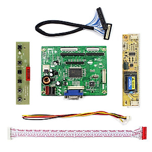 6.5" T-51570GD065J-FW 640x480 2CCFL Backlight 31Pin LVDS Screen Panel VGA LCD Driver Board Controller Kit
