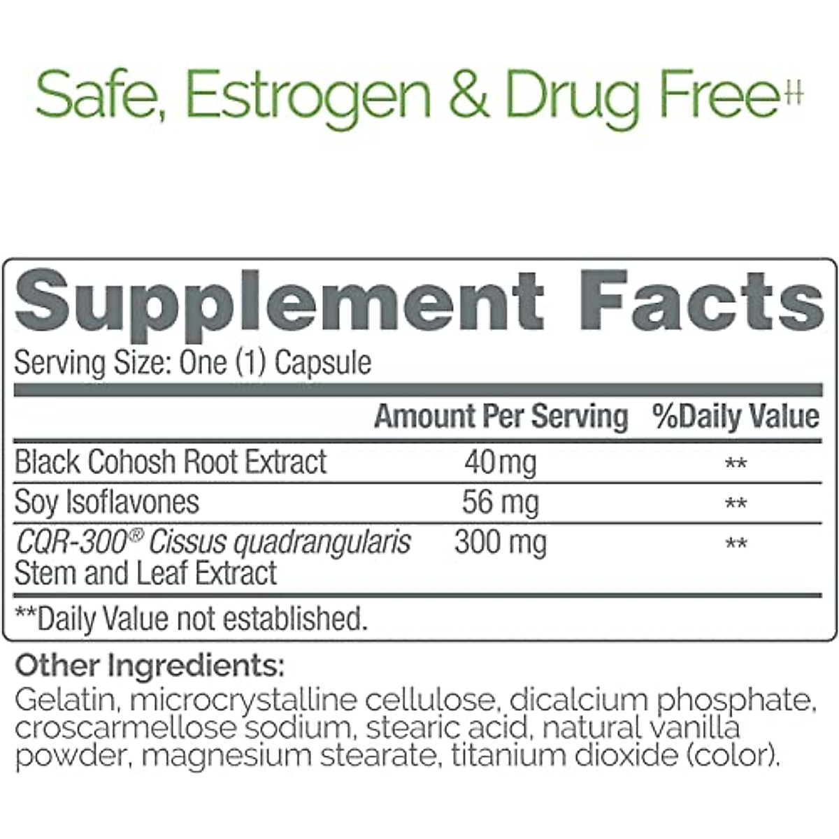 Estroven Pre-Menopause Relief, 30 Ct., Clinically Proven Ingredients, Provides Menopause Relief plus Night Sweats & Hot Flash Relief, Drug-Free or Estrogen Free