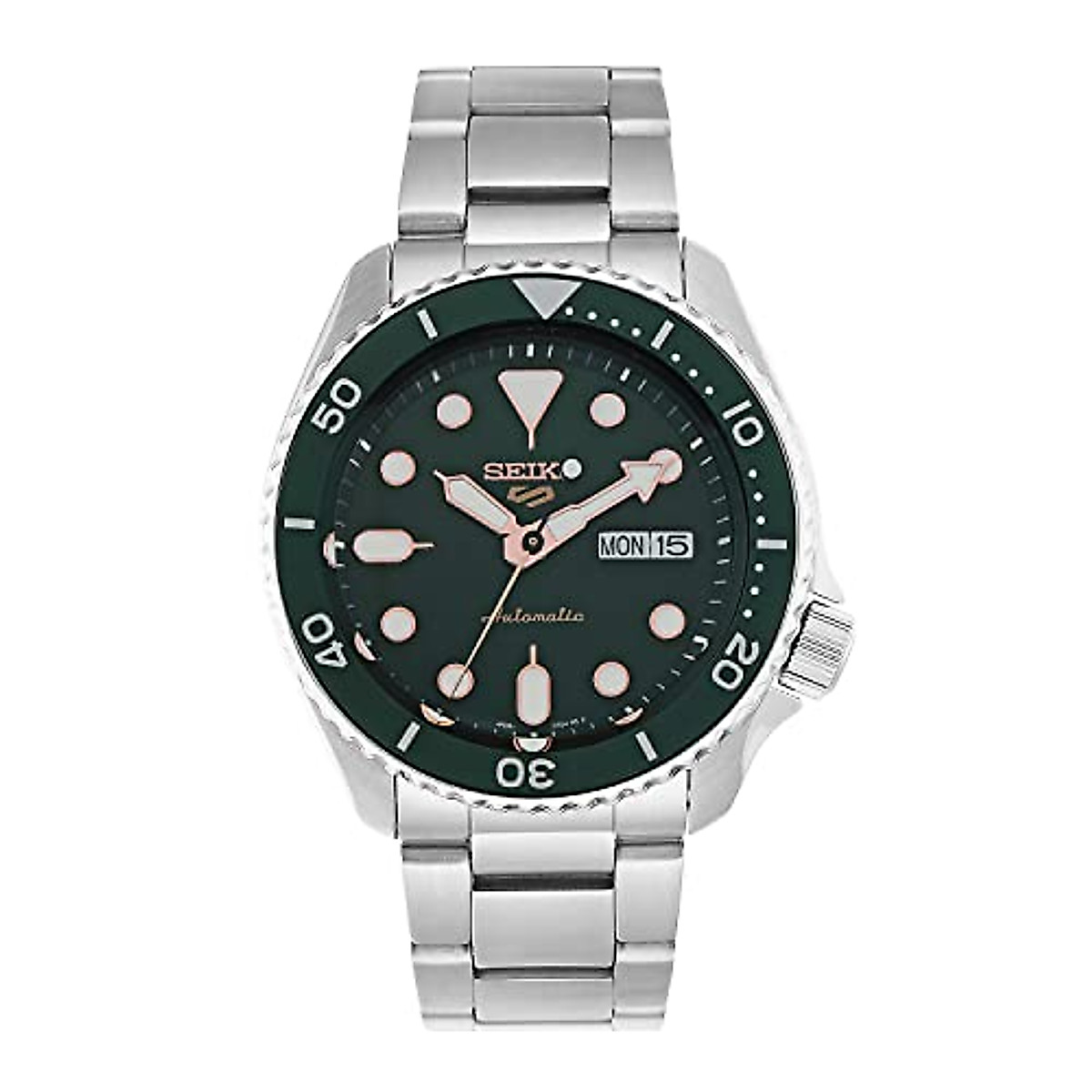 Seiko Men's Analog SRPD63K1, Silver, SPORTS