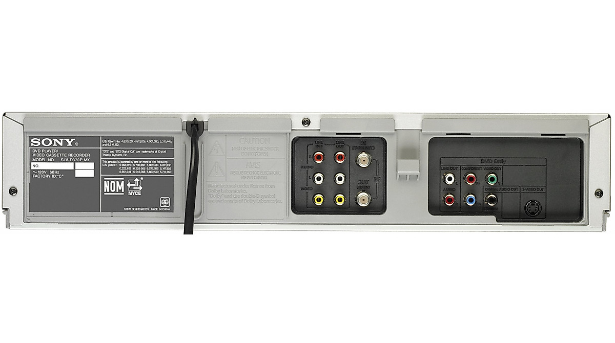 Sony SLV-D370P DVD/VCR Combo - Versatile Playback