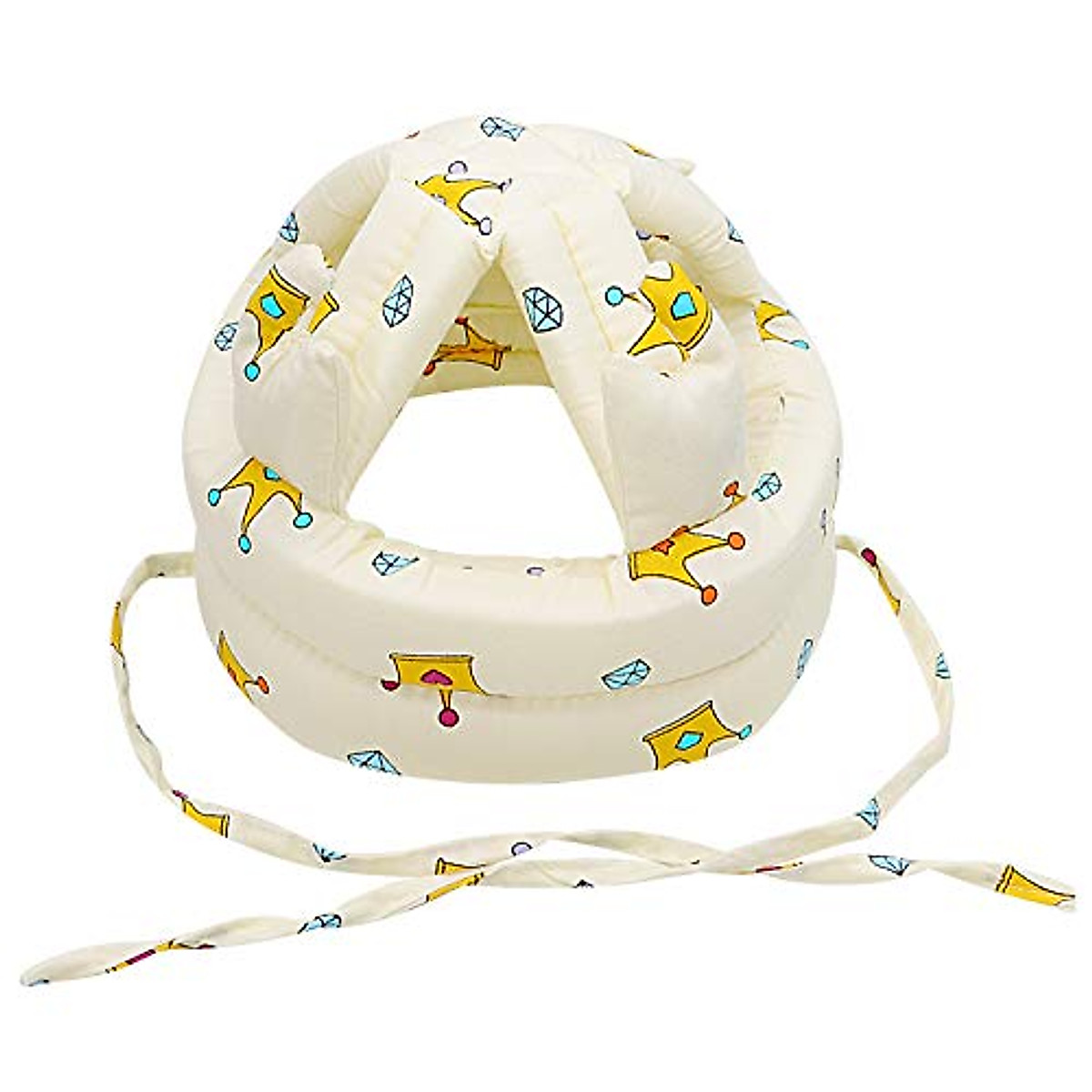 Bellady Infant,Toddler & Baby Child Helmet Cushion Bonnet, Horns_Crown