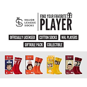 Major League Socks - Cleveland Guardians - Shane (Shanie) Bieber Player Sock, Novelty Baseball Fan Gift, Unisex, One Size (7-13), Collectible, Apparel, Merchandise
