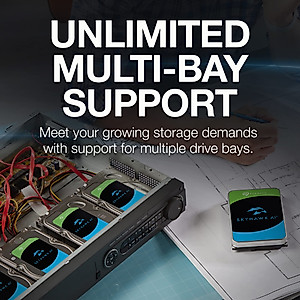 Seagate Skyhawk AI ST20000VE002 - Hard Drive - 20 TB - SATA 6Gb/s