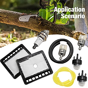 SYOWADA 13031039132 Air Filter Kit Replacement For Echo Cs340 Cs341 Cs345 Cs346 Cs3000 Cs3400 Air Filter Replacement For Echo Cs-300 Fuel Filter Spark Plug