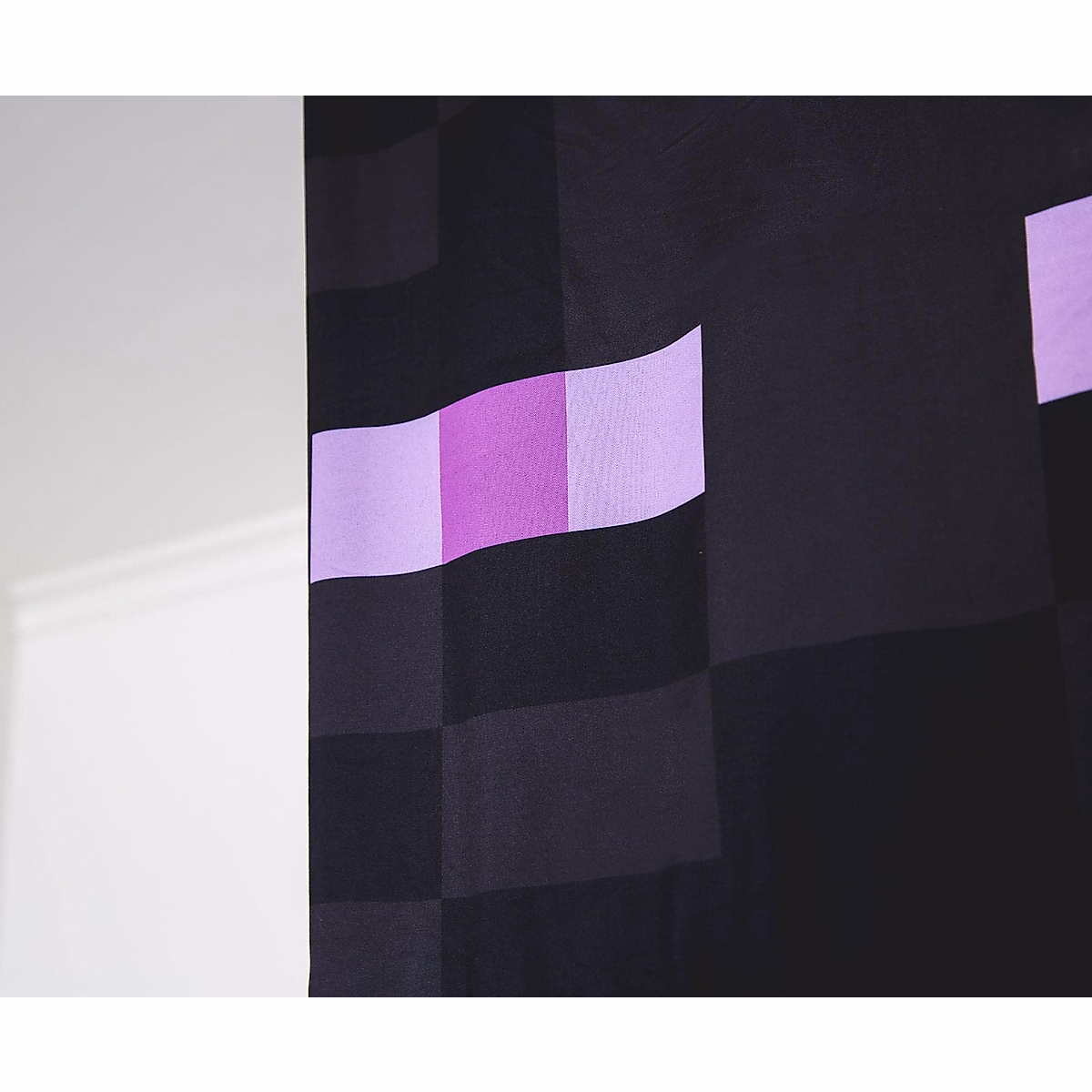 Minecraft Enderman Kids Bed Canopy Curtains for Ceiling, Hanging Mosquito Netting Cover for Reading Nook, Sleeping Tent | Playroom Accessories, Home Decor Room Essentials | Video Game Gifts