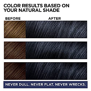 L’Oréal Paris Feria Midnight Bold Multi-Faceted Permanent One-Step Hair Color Kit, No Bleach Required, Cosmic Azure