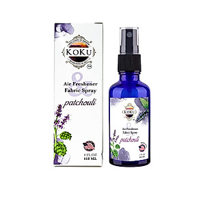 Patchouli Air Freshener - Room Spray - Odor Eliminator - Deodorizer - Car Air Freshener - Home Spray - Linen Spray - Fabric Refresher - Non-Toxic - Alcohol Free - Made in USA (4 Oz)