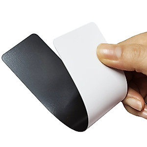 6 Pack Lockdown Magnetic Strips Easy Solution for Emergency Lockdowns High Density Magnet Security Devices for School Office Strong PVC Top Layer (White)