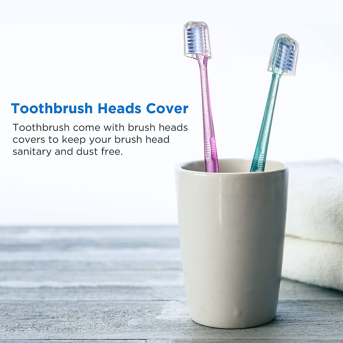 Fregum V-Shaped Orthodontic Toothbrush for Braces, with 6 Interdental Brushes, Soft Bristles, 6 Count