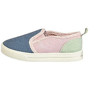 OshKosh BGosh Girls Sneaker, Navy/Multi, 12 Toddler