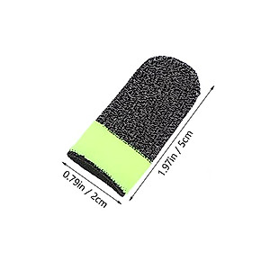 PartyKindom 4pairs Game Finger cot Game Finger Stabilizer Anti- Slip Finger Sleeve Game Finger Controller Glove Finger Covers Game Finger Protector Thumb Sleeve Cell Phone Fiber Gloves