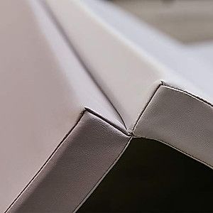 ALZIP MAT Eco Silion Urban, Folding Baby Play Mat Eco-Friendly Non-Toxic Non-Slip Reversible Waterproof (SG (95x55 inch), Grey Pink)