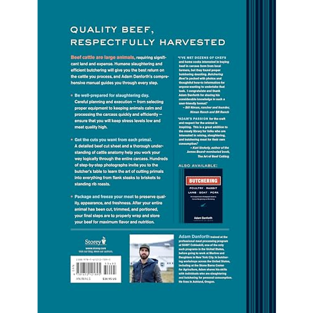 Butchering Beef: The Comprehensive Photographic Guide to Humane Slaughtering and Butchering